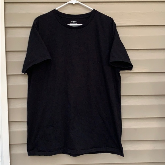 Goodfellow & Co | Shirts | Goodfellow Mens Black Short Sleeve Tee Shirt ...